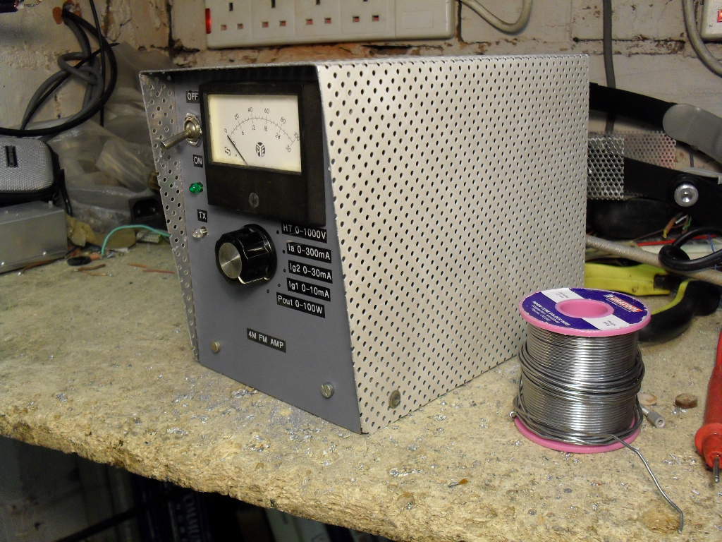 100W 4m FM push pull power amp using a QQV06-40A